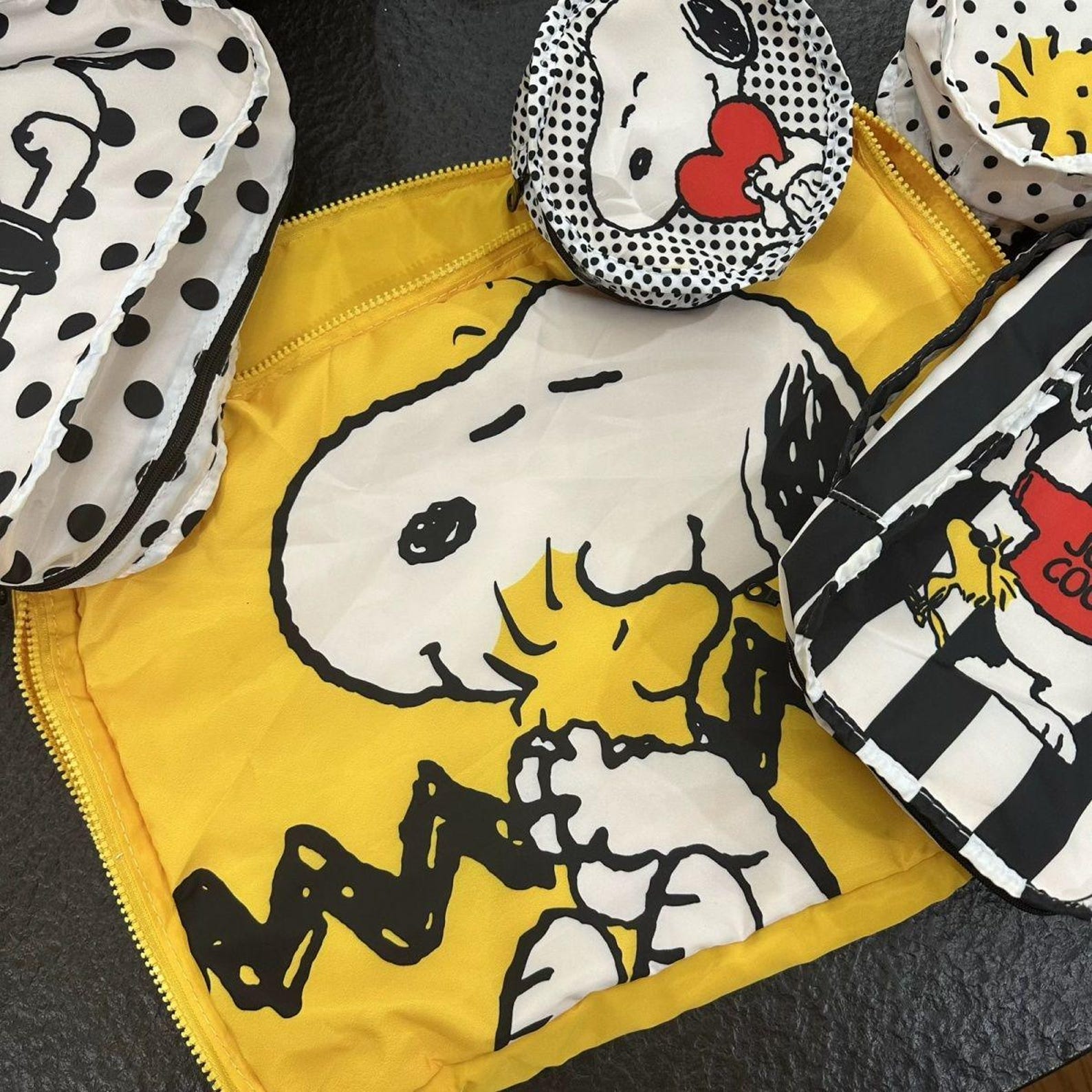 Snoopy Travel Set Large Capacity Cartoon Travel Set 5-piece Peanuts ...