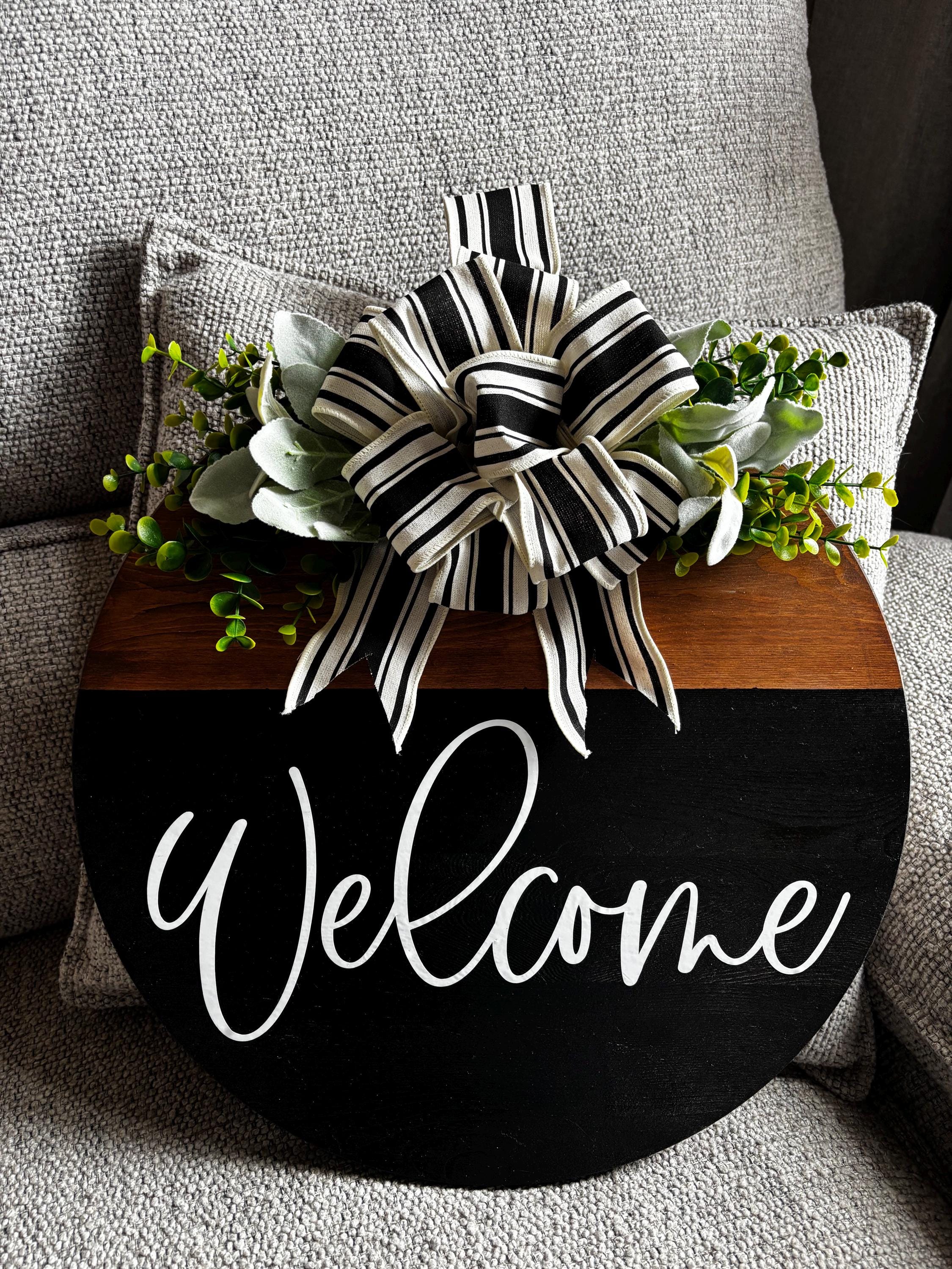 Front Door Decor | Welcome | Welcome Home | Door Hanger | Front Door ...