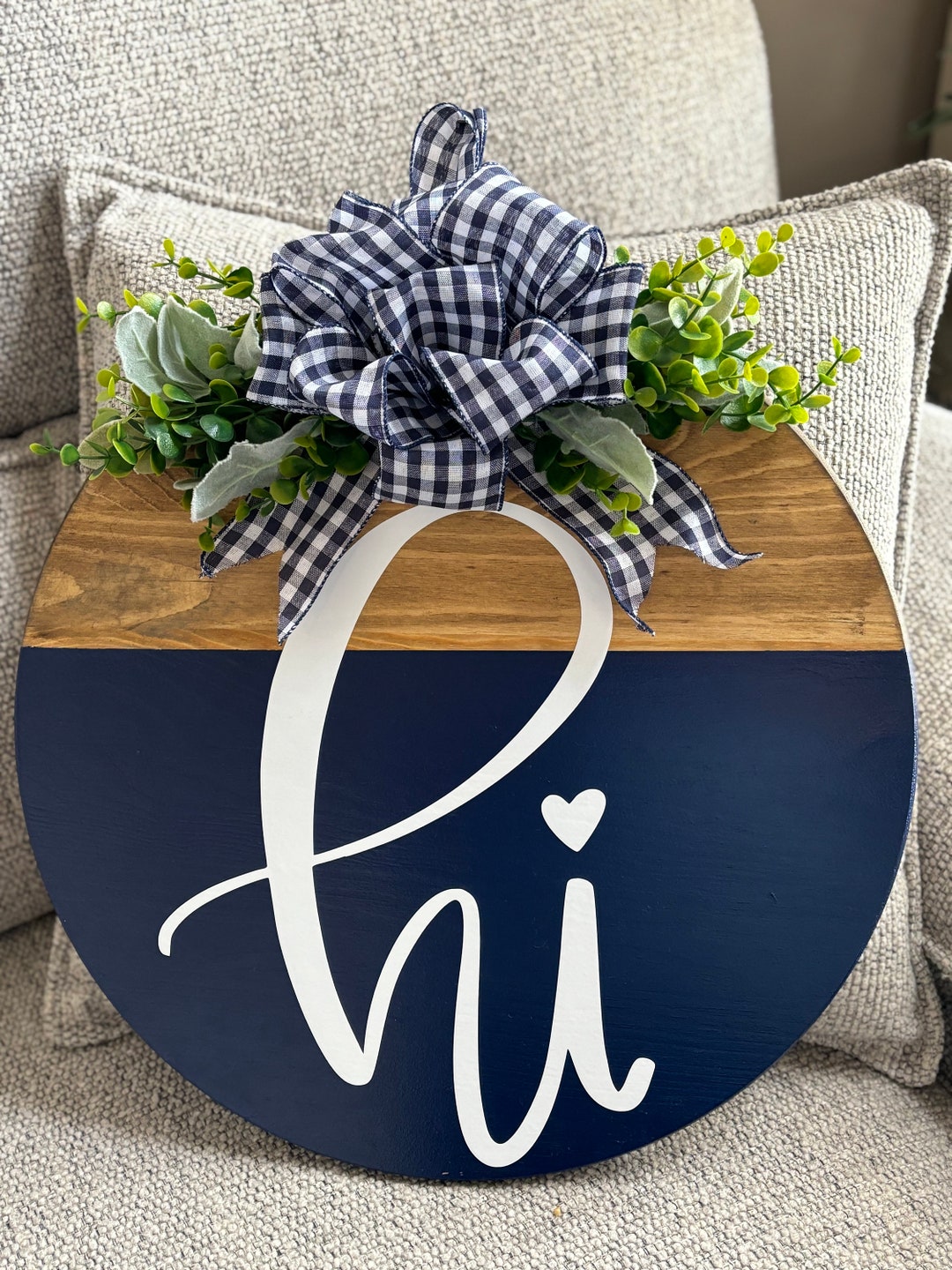 Front Door Decor | Welcome | Welcome Home | Door Hanger | Front Door ...