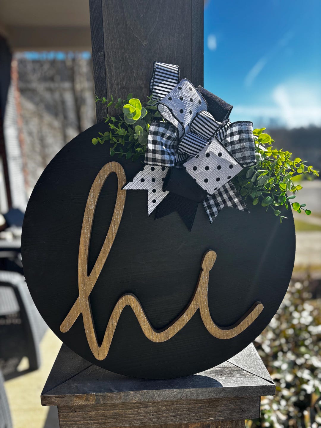 Front Door Decor | Hi | 3D | Welcome Home | Door Hanger | Front Door ...