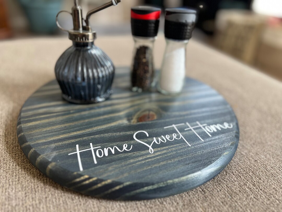 Home Sweet Home | Board | Serving Tray | Lazy Susan | Personalized ...