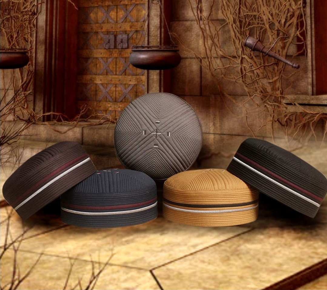Men Premium Quality Prayer Cap | Islamic Round Cap | Topi | Skull Cap ...