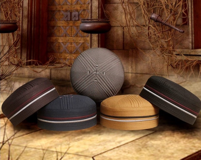 Men Premium Quality Prayer Cap Islamic Round Cap Topi Skull Cap Kufi ...
