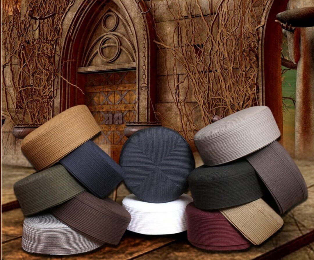 High-quality Men's Islamic Prayer Cap Elegant Kufi Hat for Namaz ...