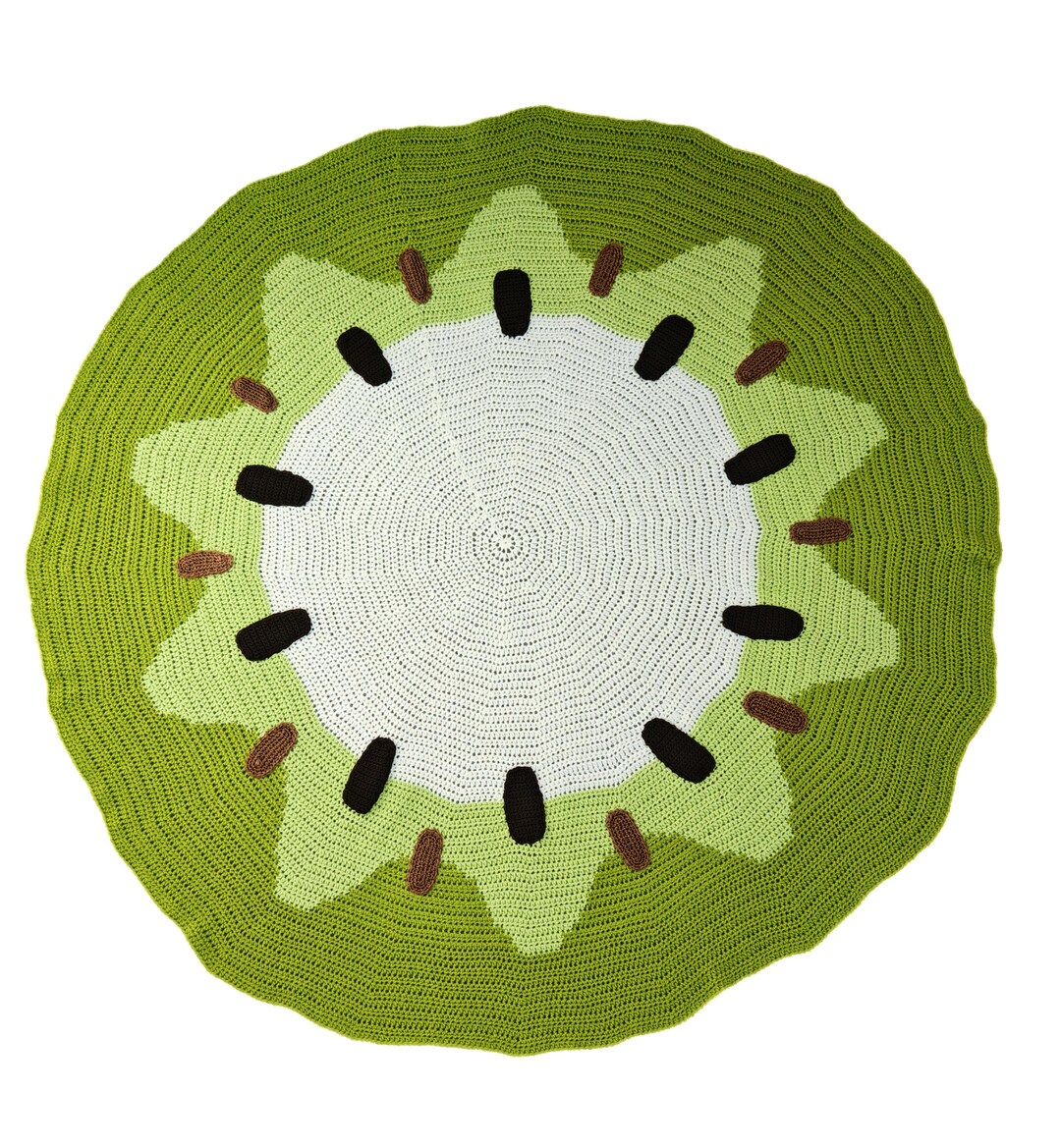 CROCHET PATTERN the Kiwi Rug | as Seen on Bluey | Children's Rug | Home ...