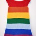 Rainbow Dress for Children| Colorful Dress | Crochet Kids Dress in ...