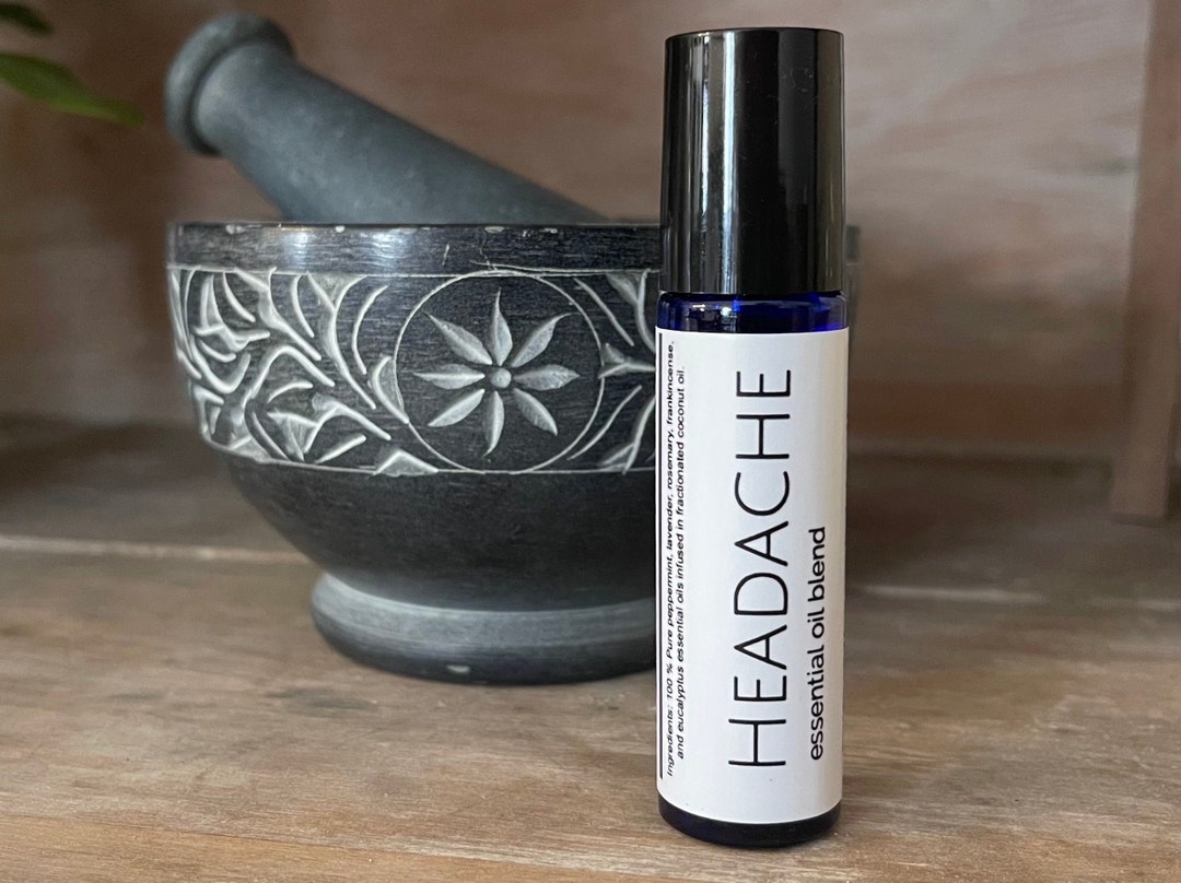 Headache Relief Roll-on, All-natural Headache Relief, Essential Oil ...