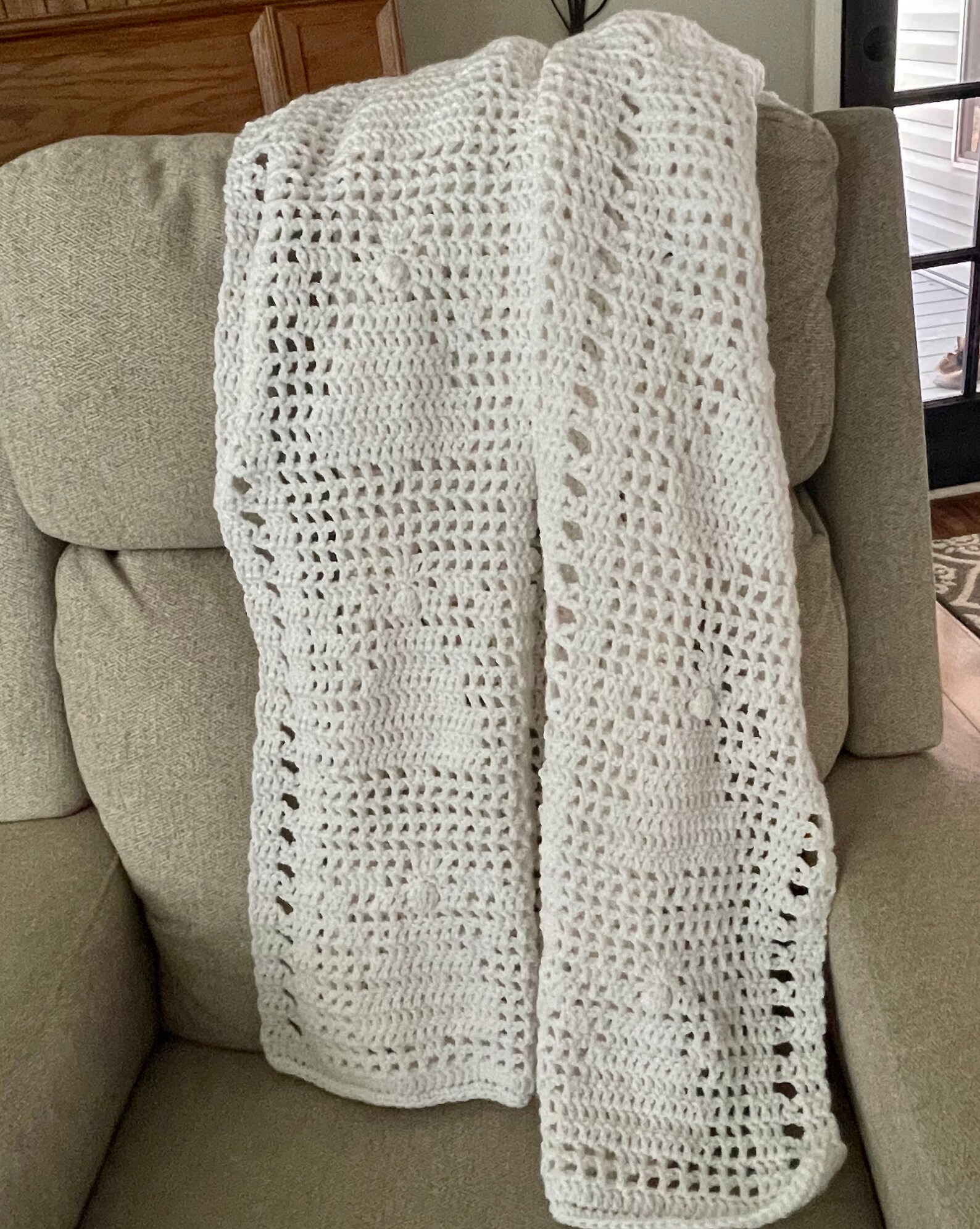 Crocheted Angel Afgan Crochet Angel Baby Blanket Baby Shower | Etsy