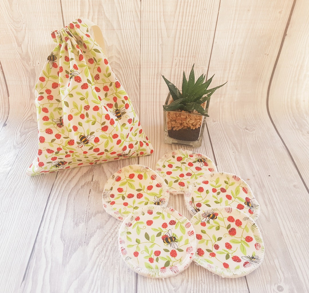 Zero Waste Face Pads, Rounds Face Pads, Reusable Face Wipes, Reusable ...