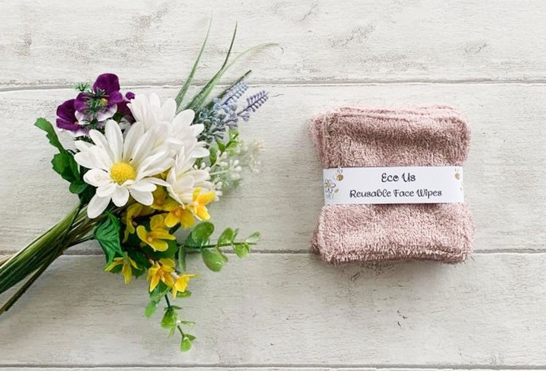 Reusable Face Wipes 4"x4", Make up Wipes, Reusable Face Pads, Eco ...