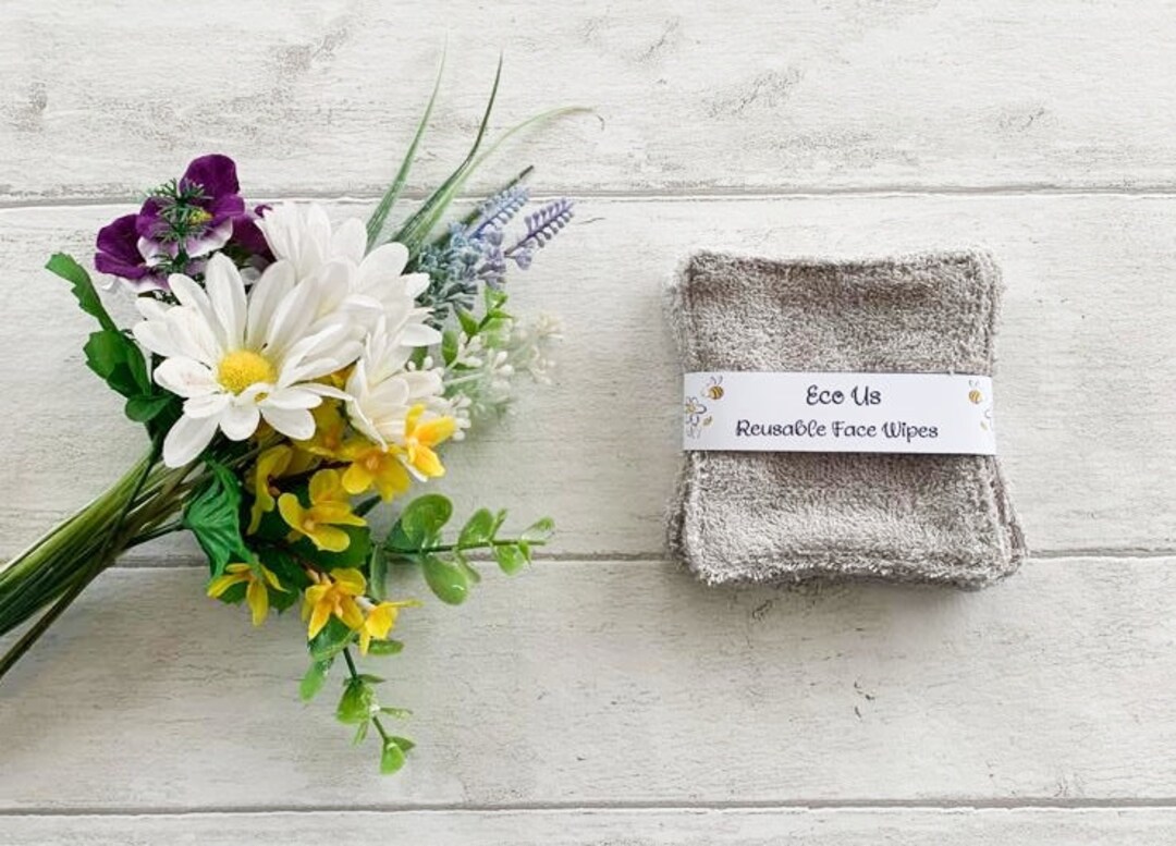 Reusable Face Wipes 4"x4", Make up Wipes, Reusable Face Pads, Eco ...