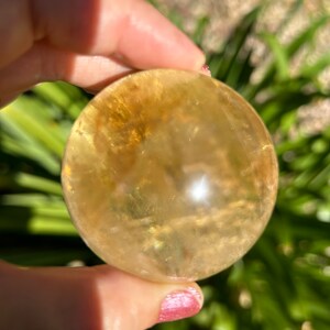 Beautiful Sparkling Golden/clear Calcite Crystal Sphere 195g 51mm - Etsy