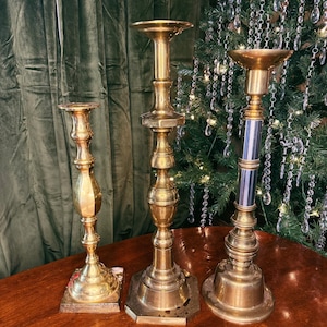 Very Tall Assorted Taper Candlesticks - Etsy