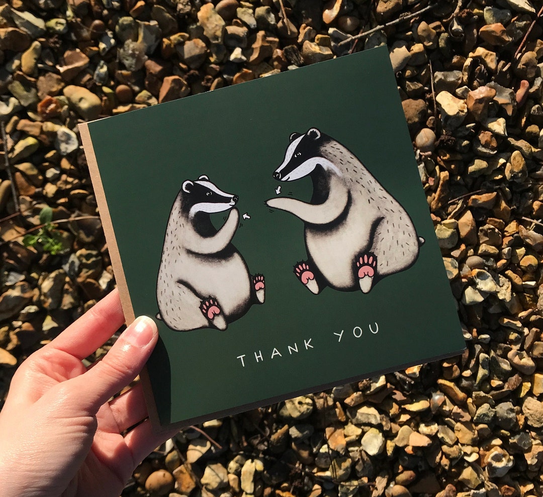 Thank You Sign Language Card - Etsy
