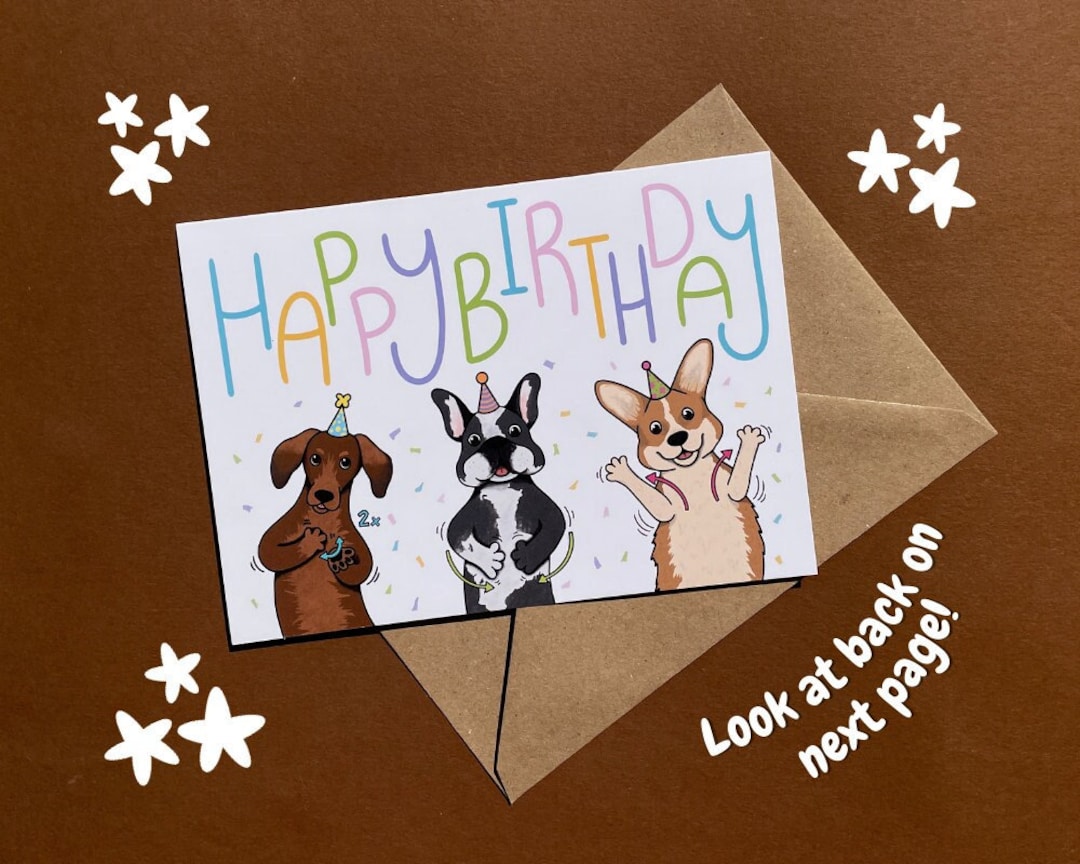 Happy Birthday British Sign Language BSL Card - Etsy