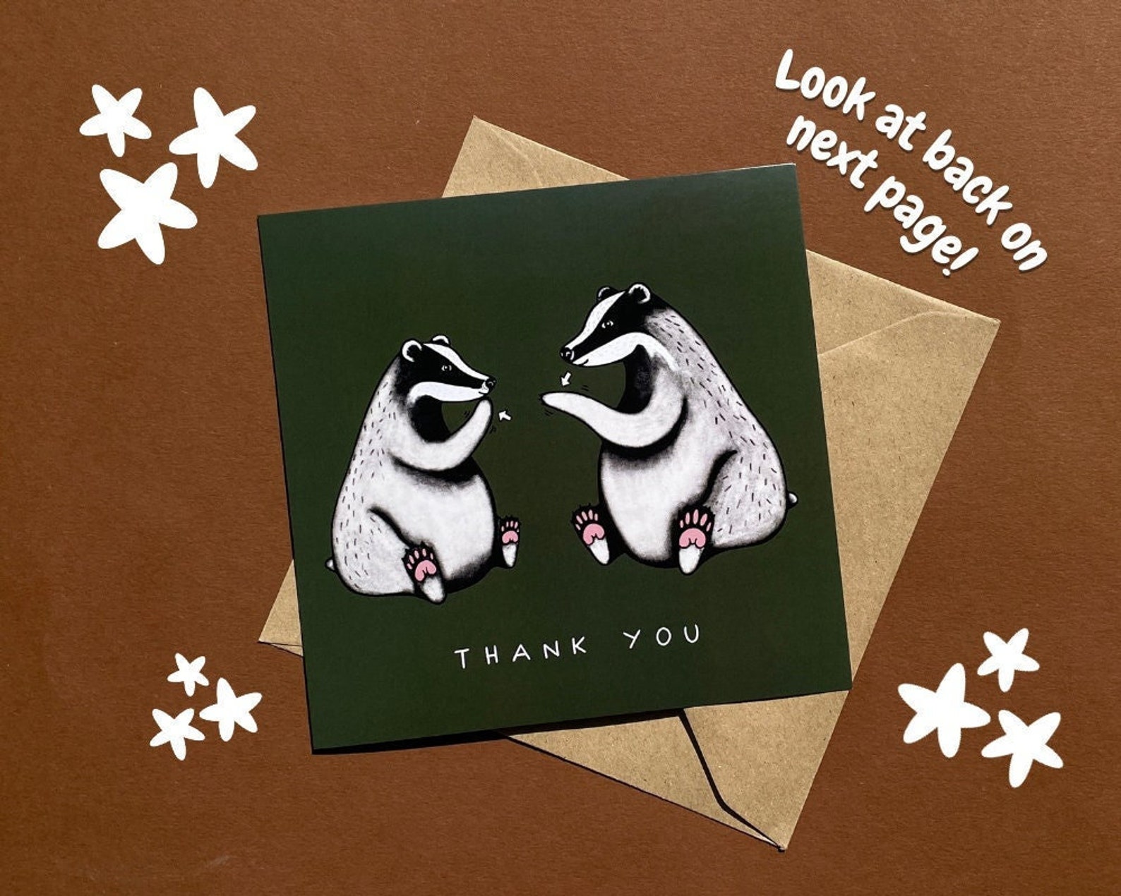 Thank You Sign Language Card - Etsy UK