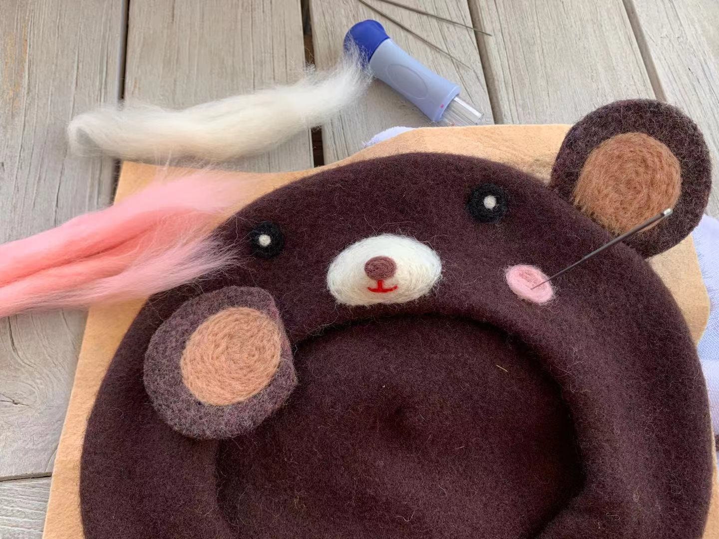 Teddy Bear Beretkawaii Beret Cute Beret French Beret - Etsy UK