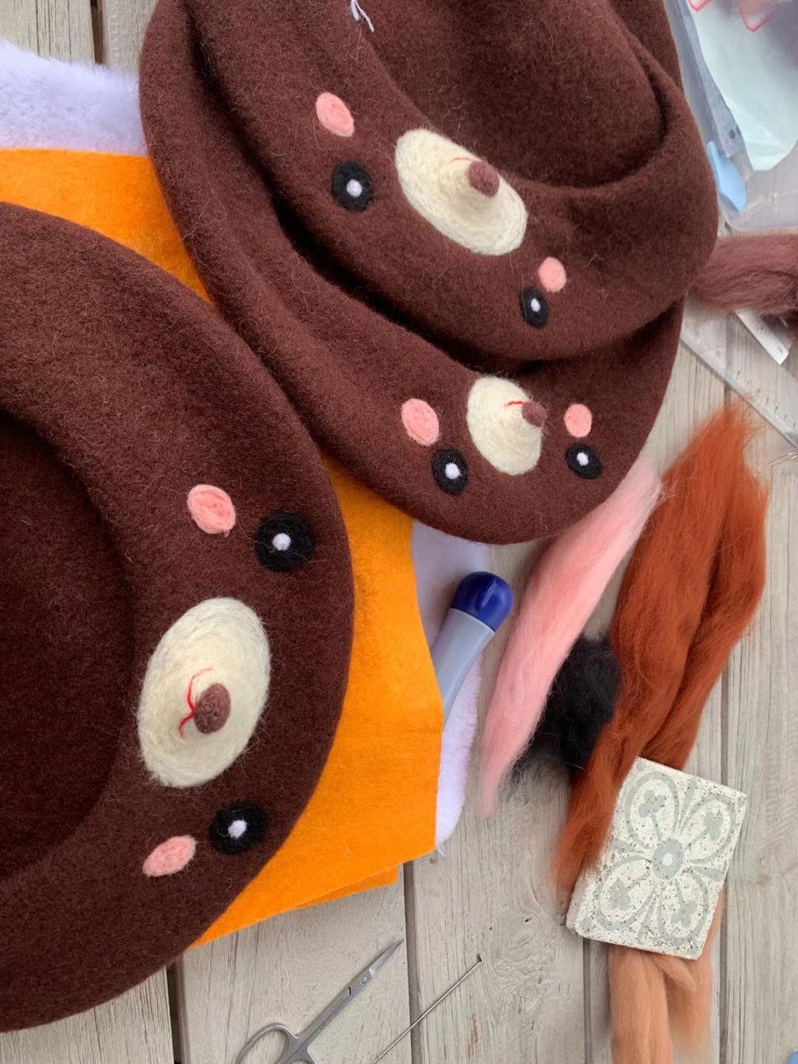 Teddy Bear Beretkawaii Beret Cute Beret French Beret - Etsy UK