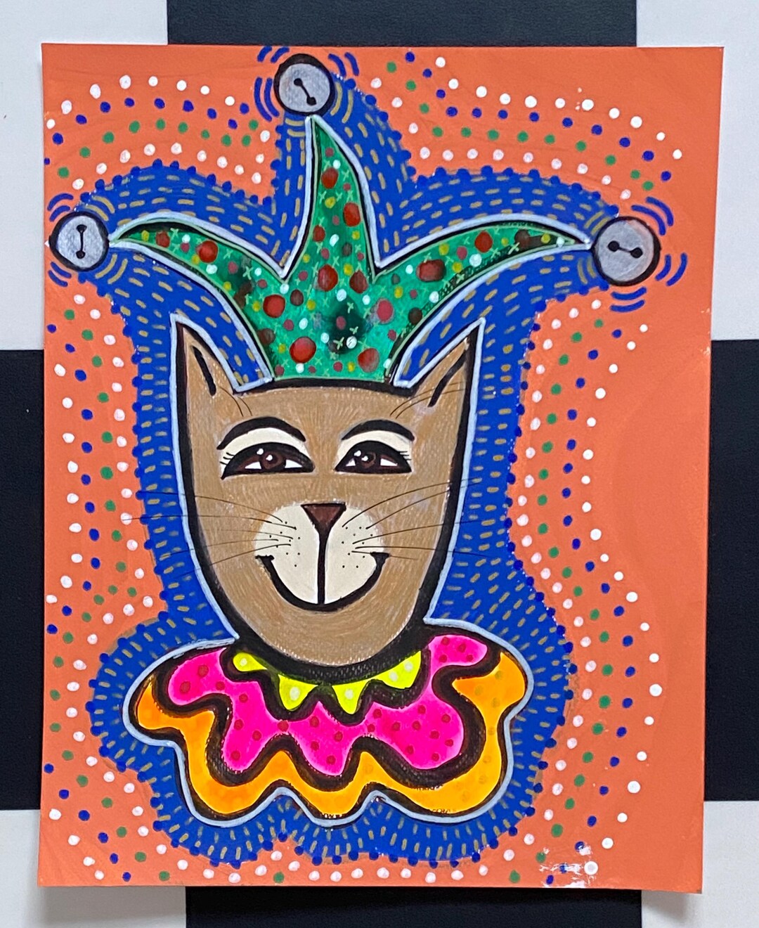 Jester Cat - Etsy