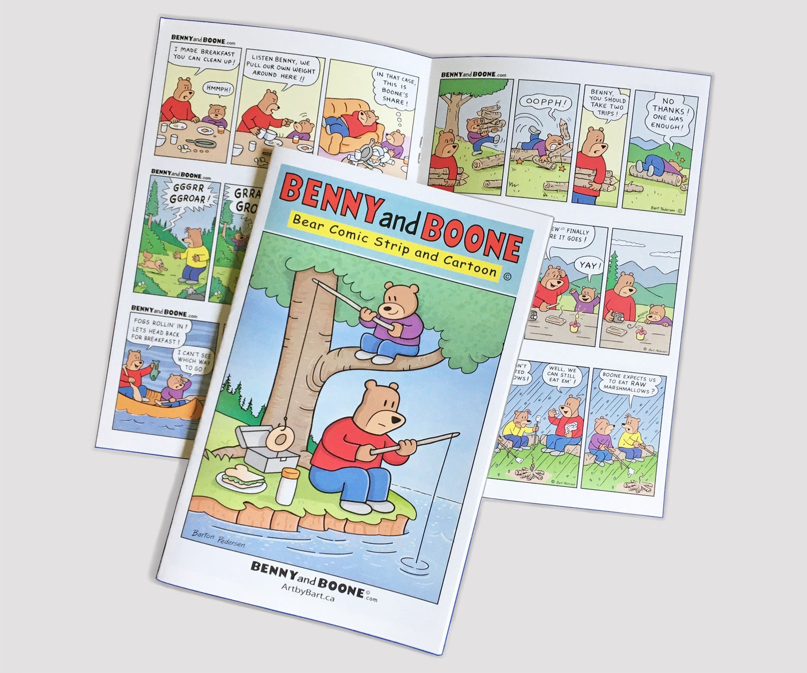 Benny and Boone Comic Book Zine: Collection Includes 28 Colored Pages ...