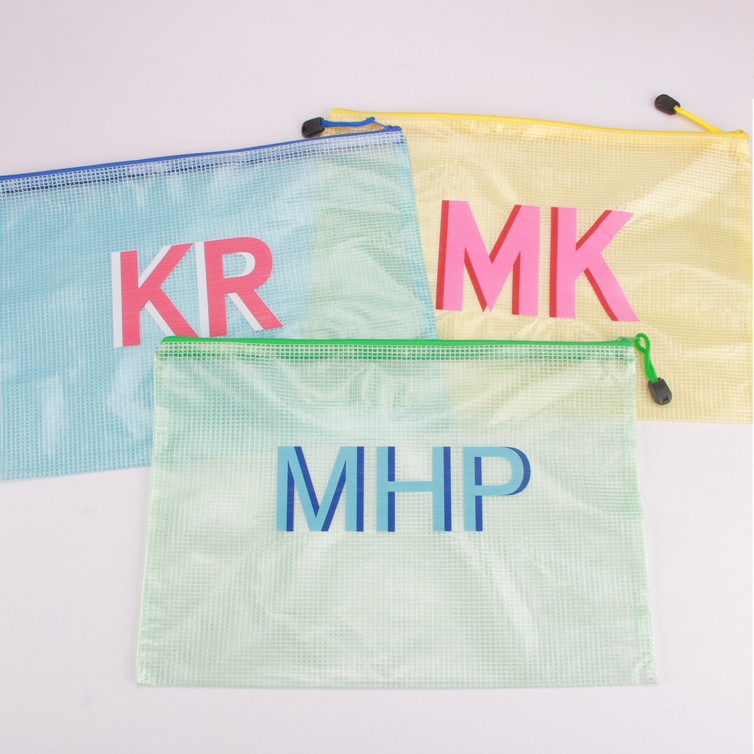 Shadow Monogram Pool Bag Personalized SPF Bag Wet Bag Custom Beach Bag ...
