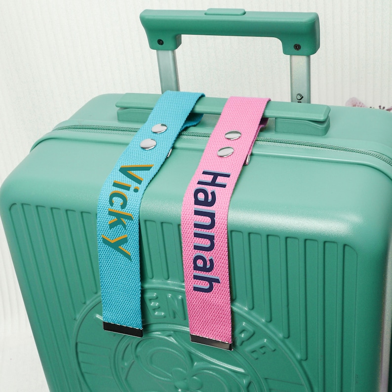 Personalized Nylon Luggage Strap, Custom Travel Accessory - Etsy