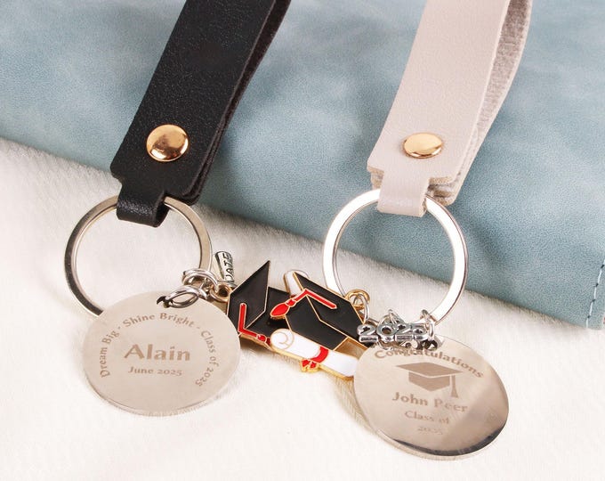 2025 Graduation Keyring,first Letter Graduation Keychain,graduation ...