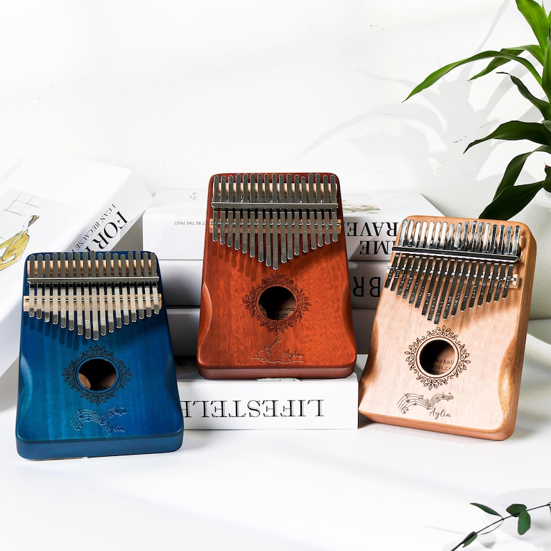 Personalized 17 Key Kalimba Thumb Piano, Portable Mbira Gift - Etsy