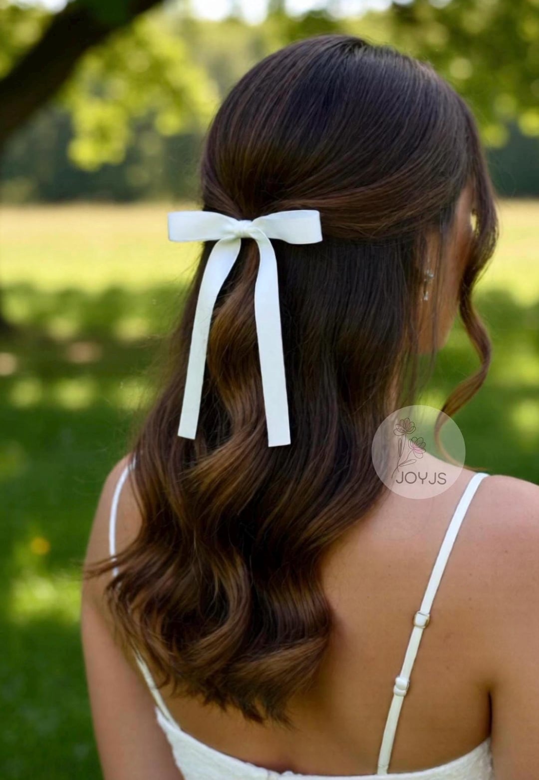 Simple Matte Satin Hair Bow Tie, Elegant Handmade Bow for Women & Girls ...