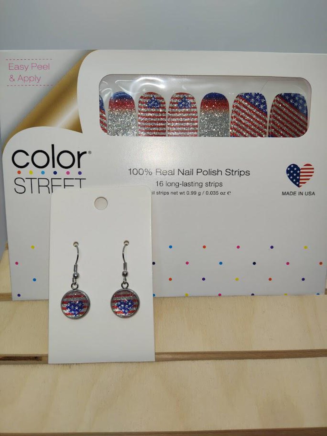 Broad Stripes and Bright Stars Color Street Nail Set & Matching ...