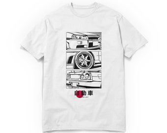 Gtr R34 T Shirt - Etsy
