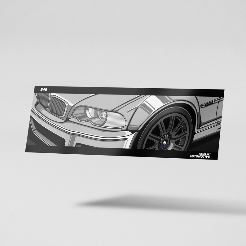 BMW M3 E46 STICKER | Etsy