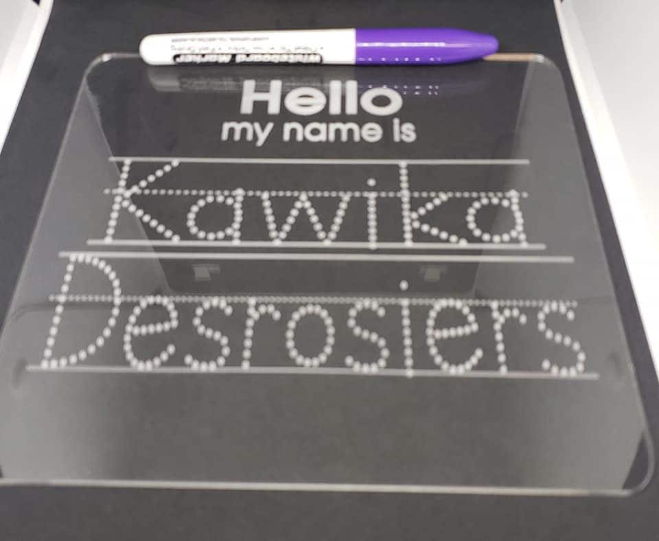 Name Tracing Pad FILE ONLY SVG for Glowforge/laser - Etsy