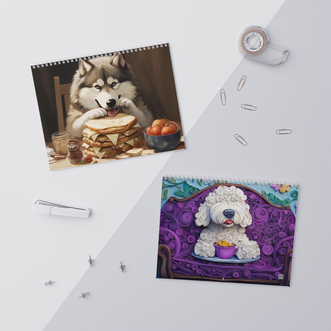 Dog Calendar 2025 Wall Calendars, Puppy Wall Art, Animal Lover Gift ...