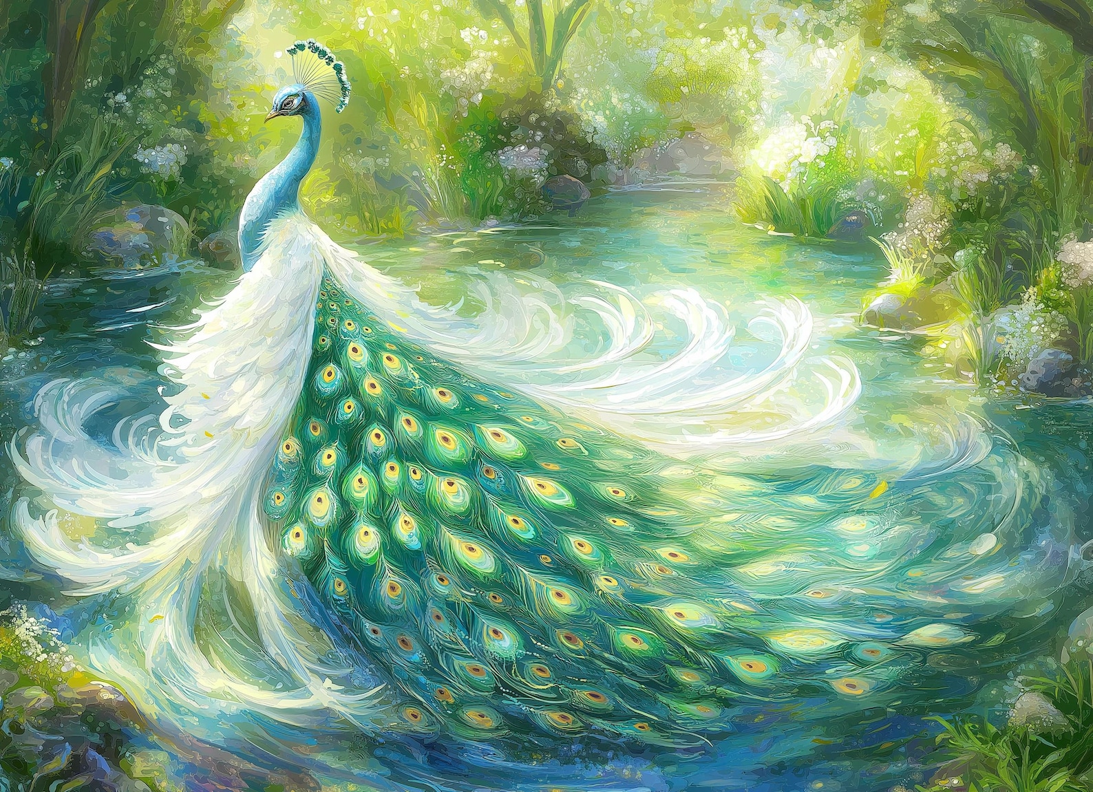Peacock Calendar 2025 Wall Calendars, Unique Digital Designs, Animal ...