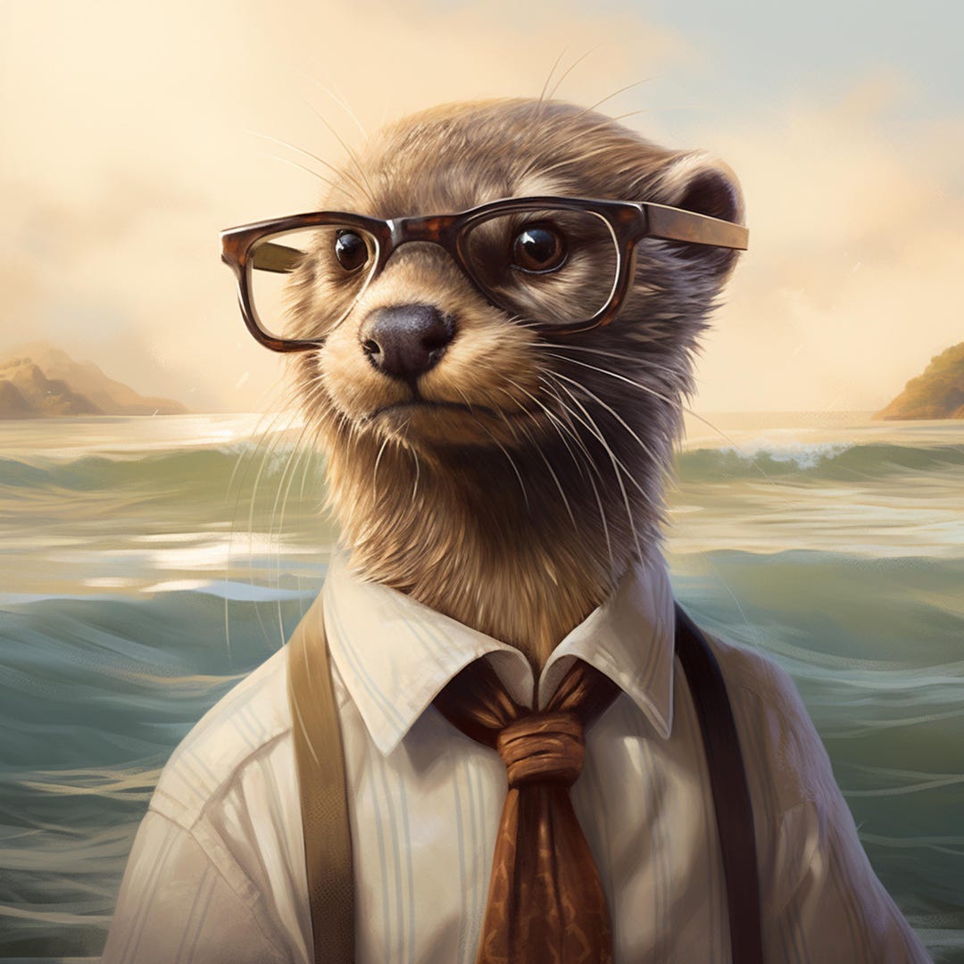 Otter Calendar 2025 - Etsy