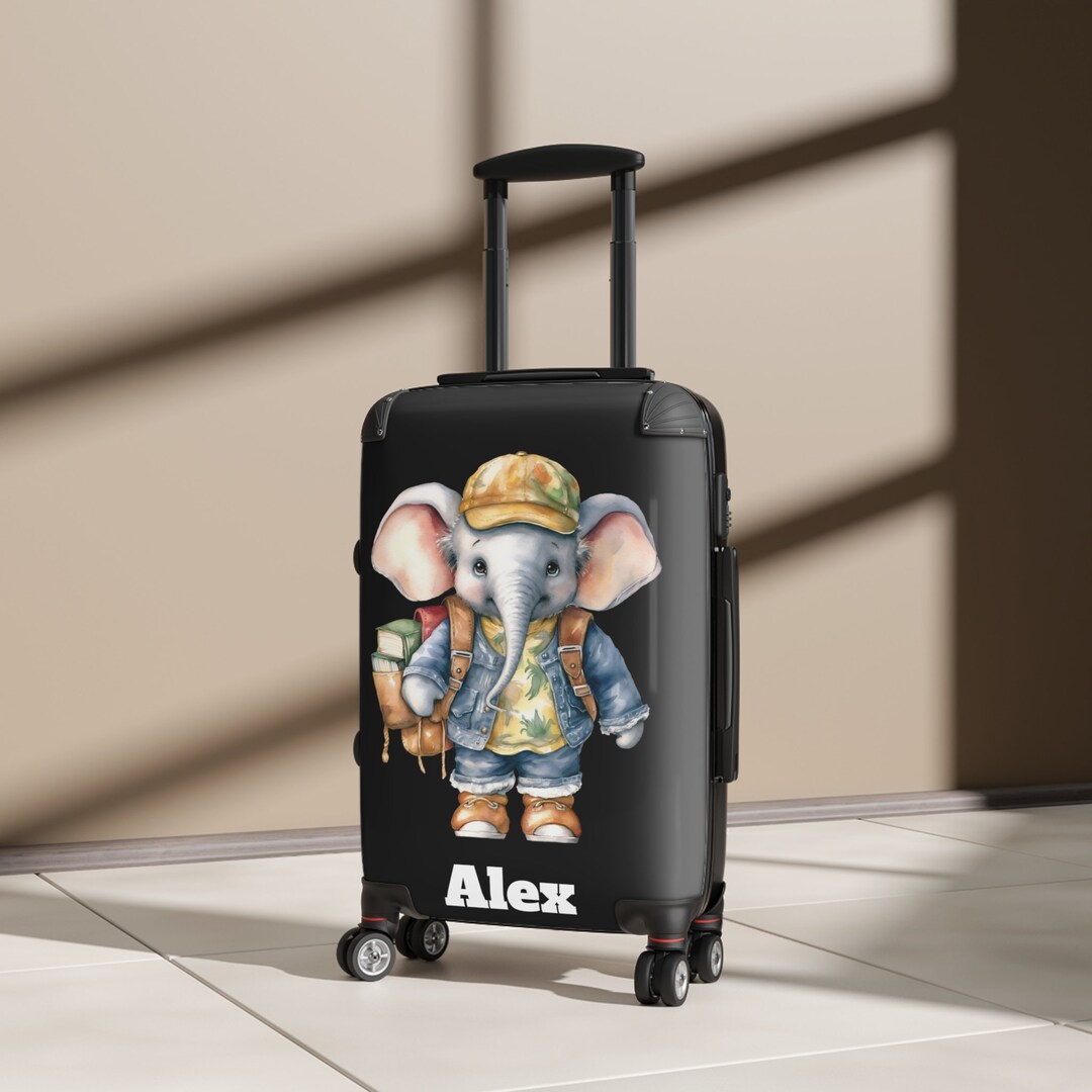 Small Suitcaseanimal Design Elephant Designxmas Gift - Etsy