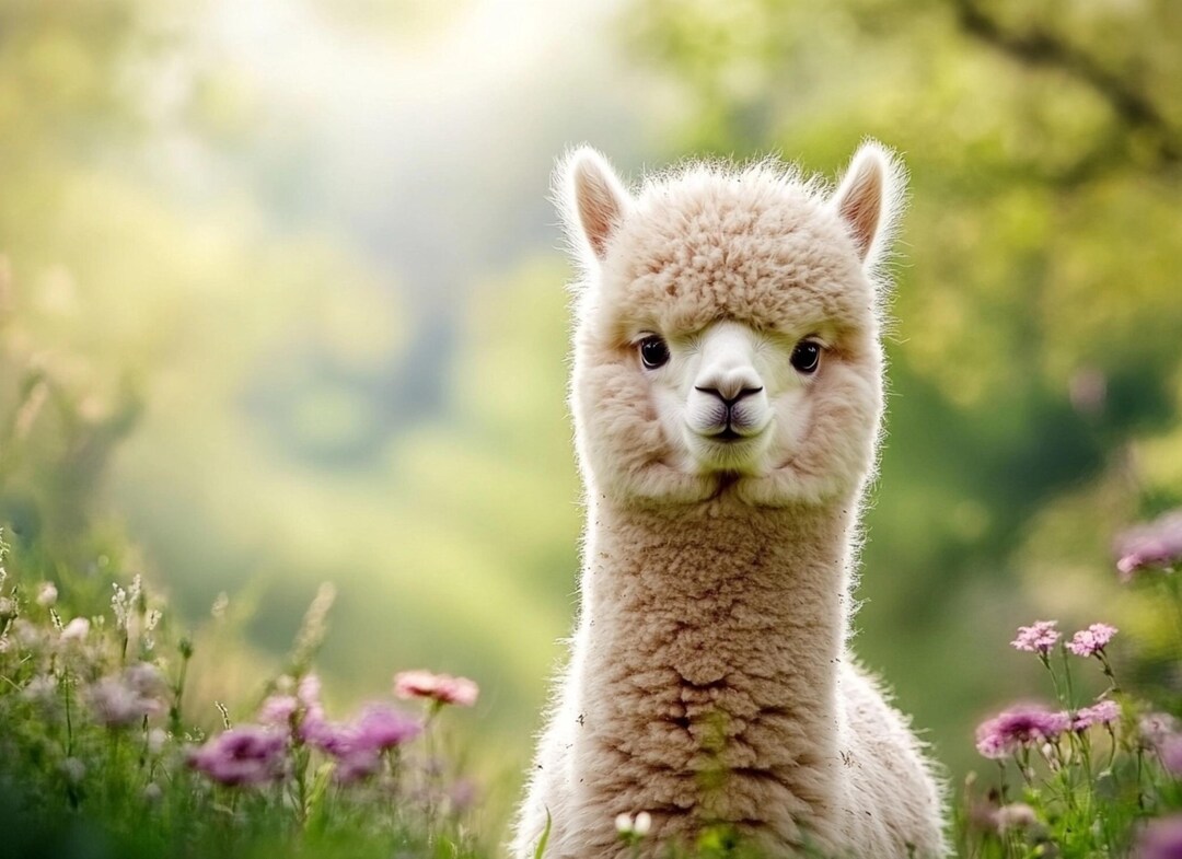 Alpaca Calendar 2025, Cute Animal Wall Calendar, Digital Art Print ...