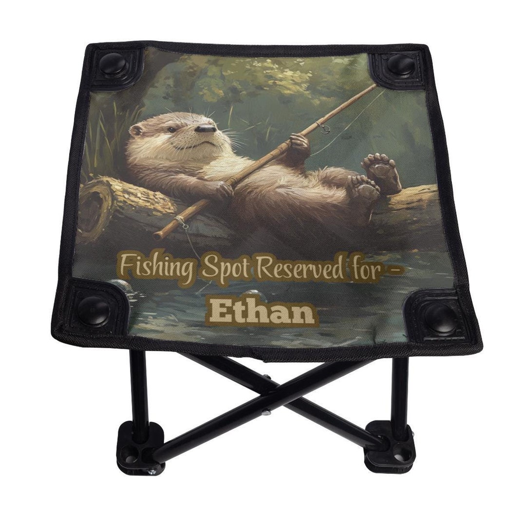 Personalized Otter Fishing Stool, Custom Camping Chair for Fisherman - Etsy