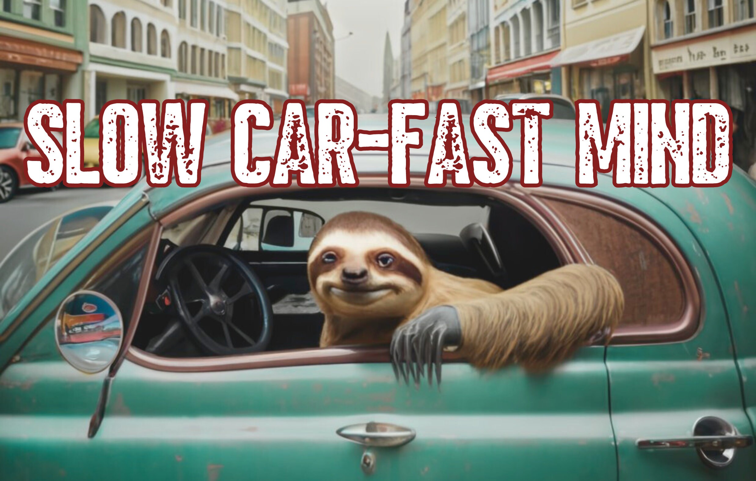 Funny Sloth Car Magnet: Slow Driver Gag Gift - Etsy