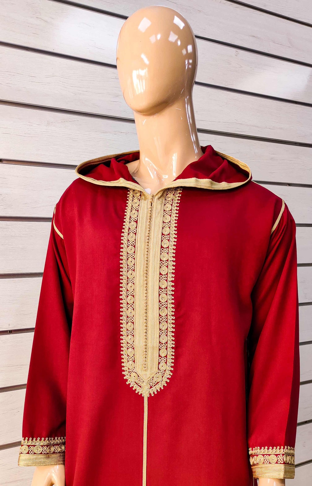 Traditionnal Handmade Moroccan Djellaba for Men Moroccan Caftan Jabador ...