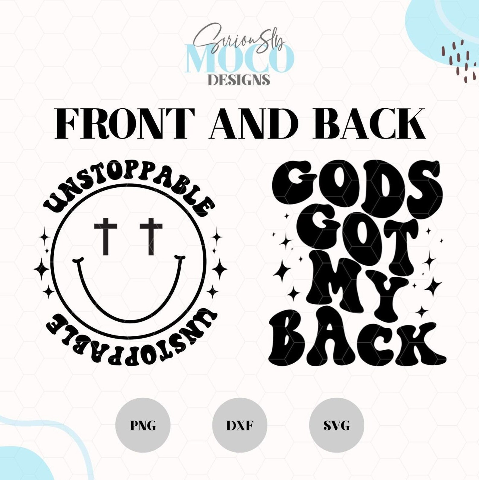 Retro Wavy Text Gods Got My Back SVG PNG, Christian Svg for Shirt ...