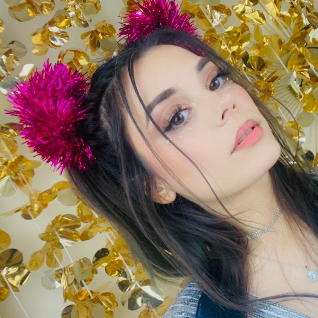 Hot Pink Sparkle Puffs Sparkly Hair Bobbles - Etsy