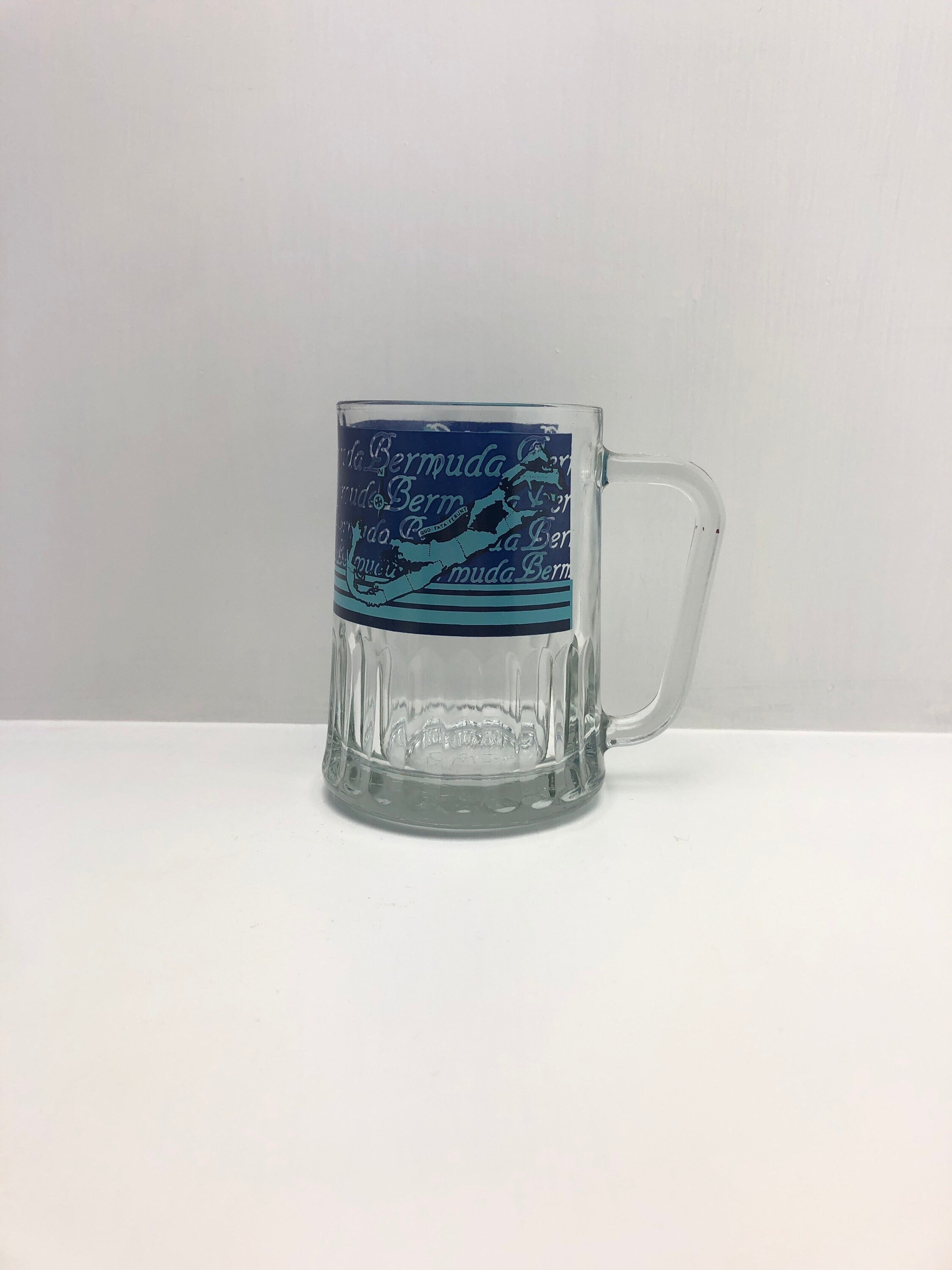 1980s Tudor Dema England B505 Bermuda Souvenir Glass Beer Mug - Etsy