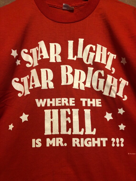 Vintage "Stat Light, Star Bright, Where the Hell Is M… - Gem