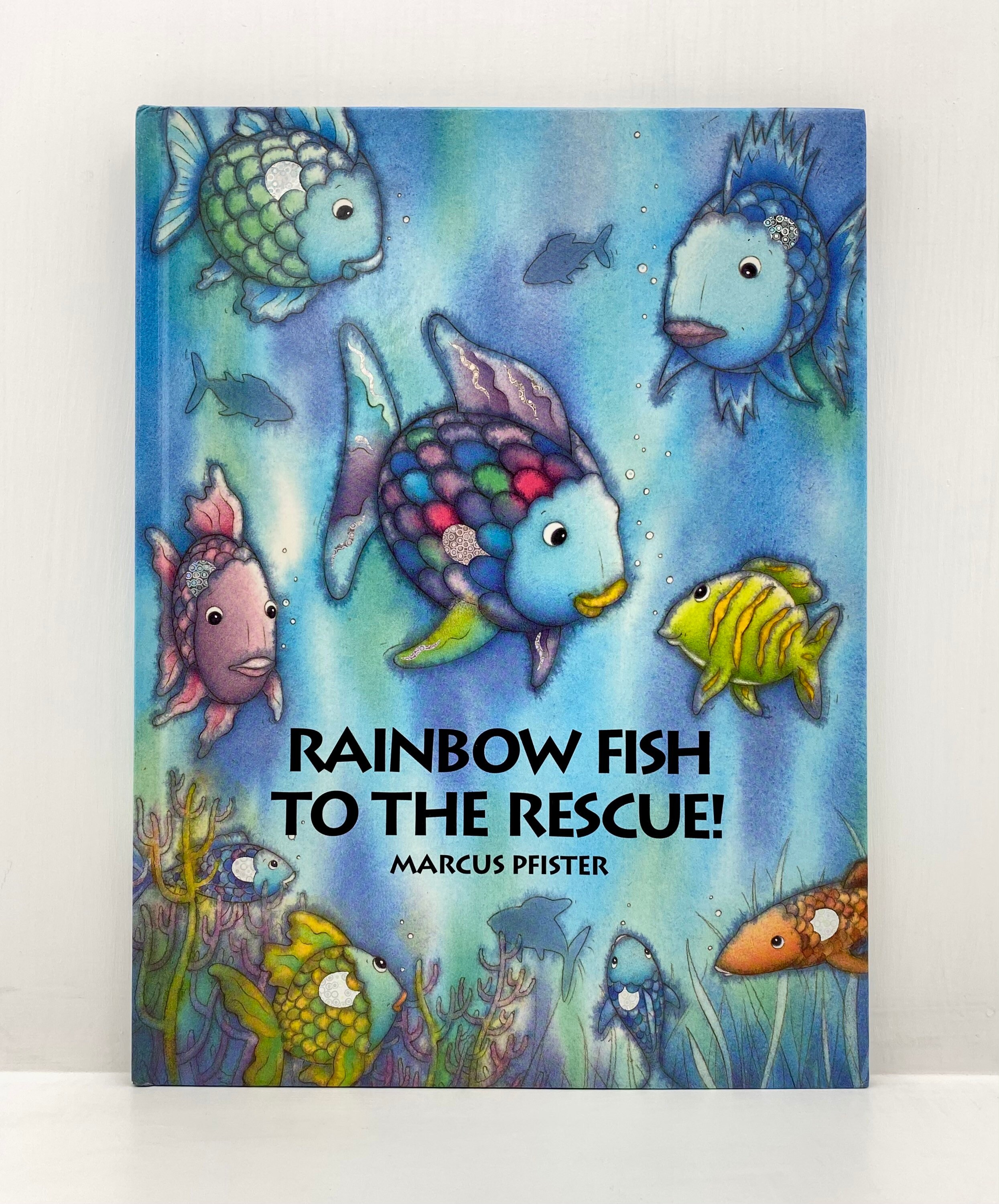 1995 Hardcover Edition Rainbow Fish To The Rescue Etsy 1995-hardcover-edition-rainbow-fish-to-the-rescue-etsy