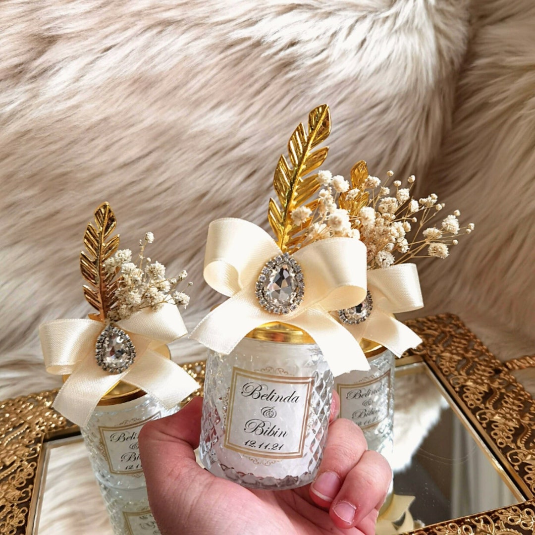 Bulk Wedding Thank You Candle Favors for Guest Quinceañera Favors ...