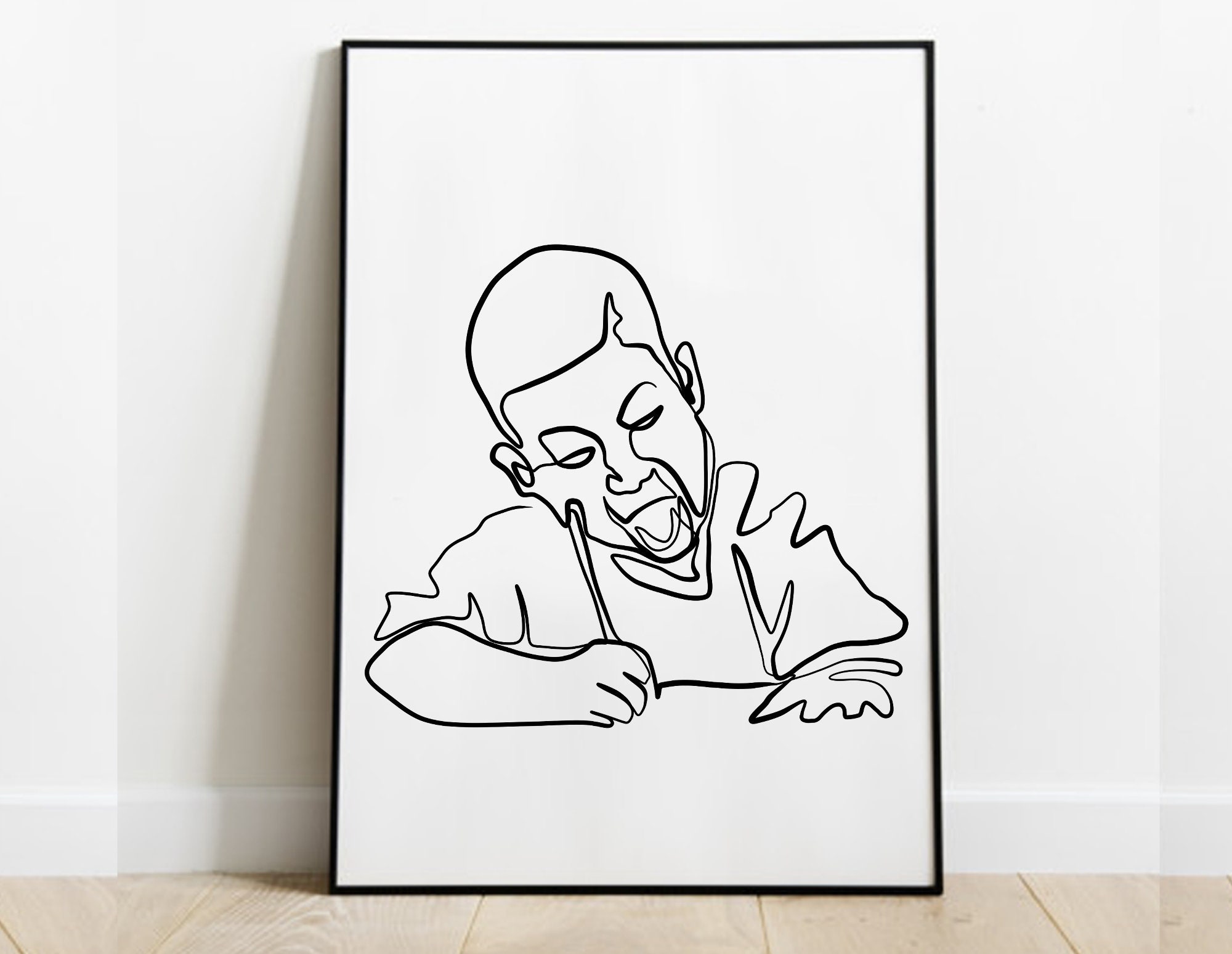 Trendy Crying Kid while Writing Meme Poster Wall Art Instant | Etsy