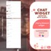 P2U Customizable Chat Widget Cherry Blossom Sakura Red Pastel Chatbox ...