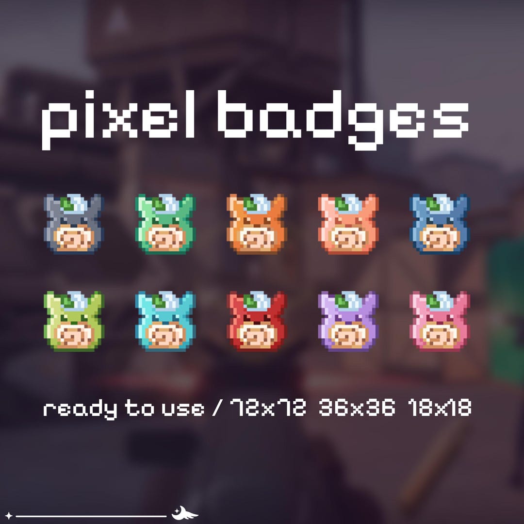 P2U My Neighbor Toto Ro Dessert Cinnamon Pixel Badges Cute Kawaii ...